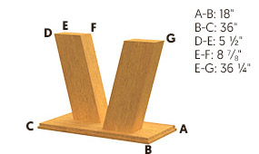 Options Table Bases - Wood Dining Room Tables